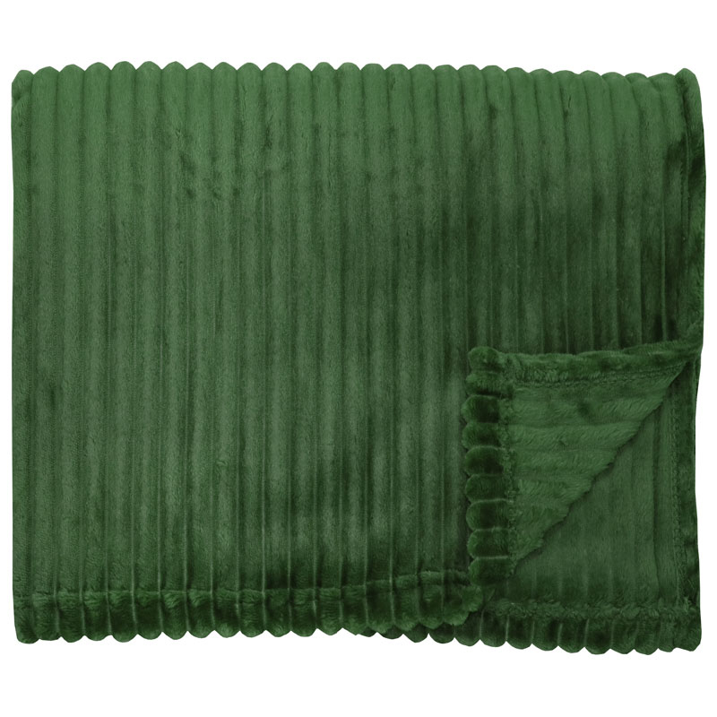 Nina Royal Baloo Fleecepläd Mörkgrön - Köp före kl 15.00 skickas idag